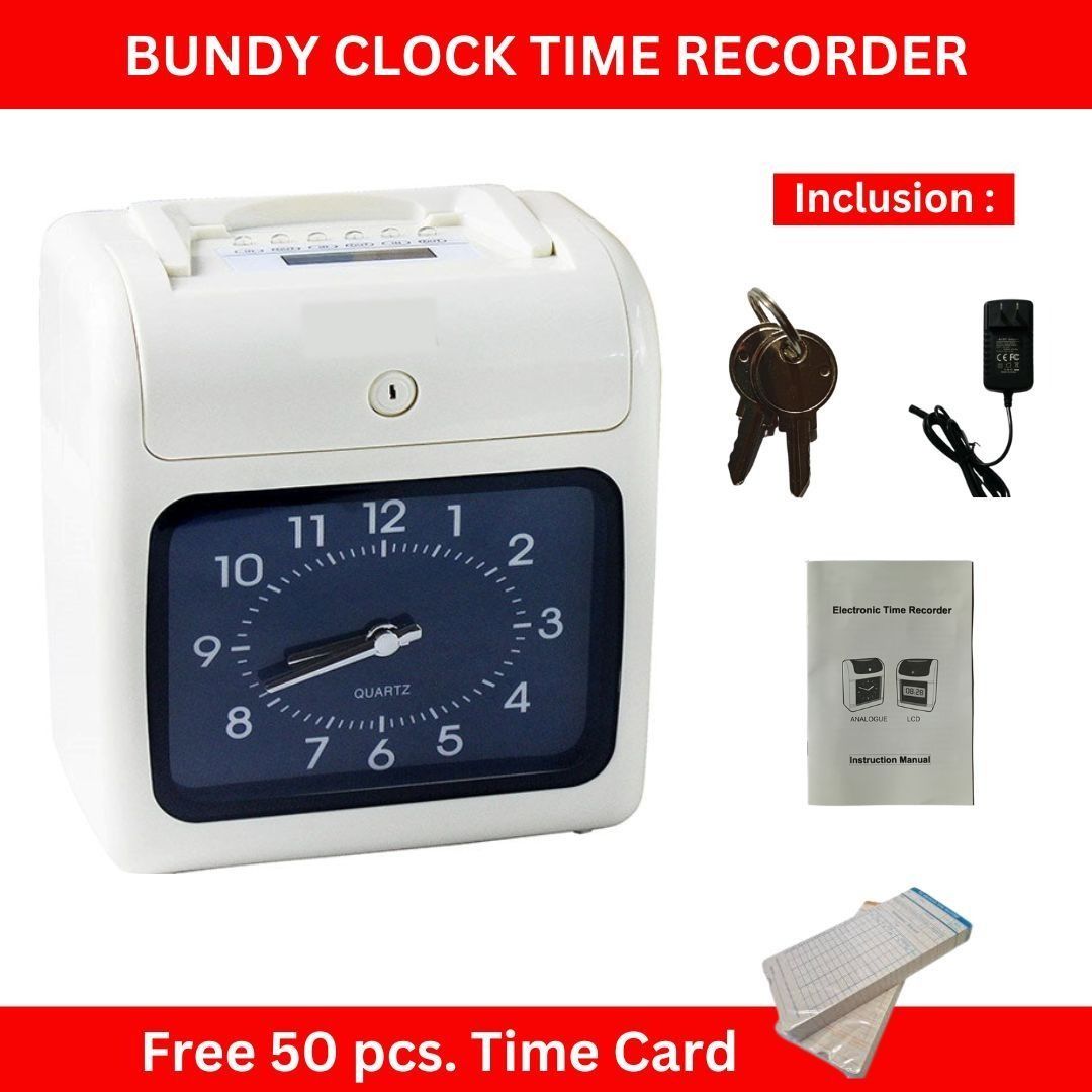 Time Recorder Machine with Analog Display, S180P Bundy clock, Time ...