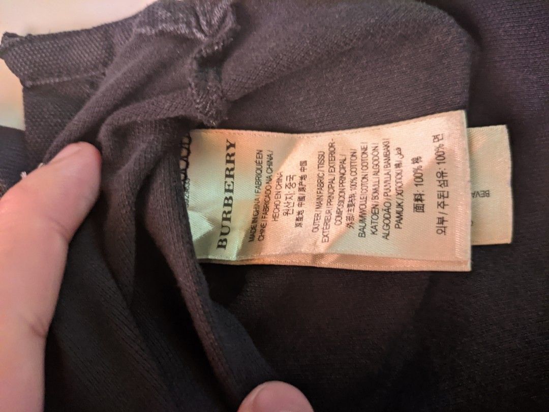 Burberry, Men's Fashion, Tops & Sets, Tshirts & Polo Shirts on Carousell