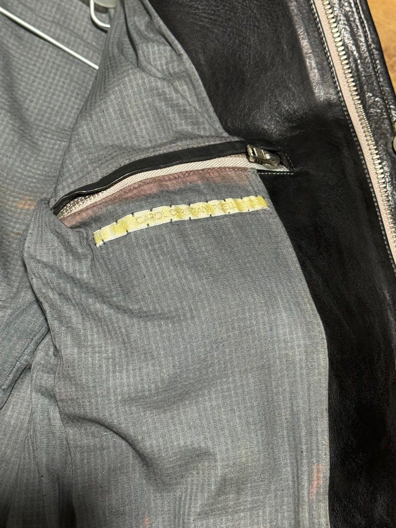 Carol Christian Poell CCP HOIL Scarstitch Leather Jacket, Men's Fashion ...