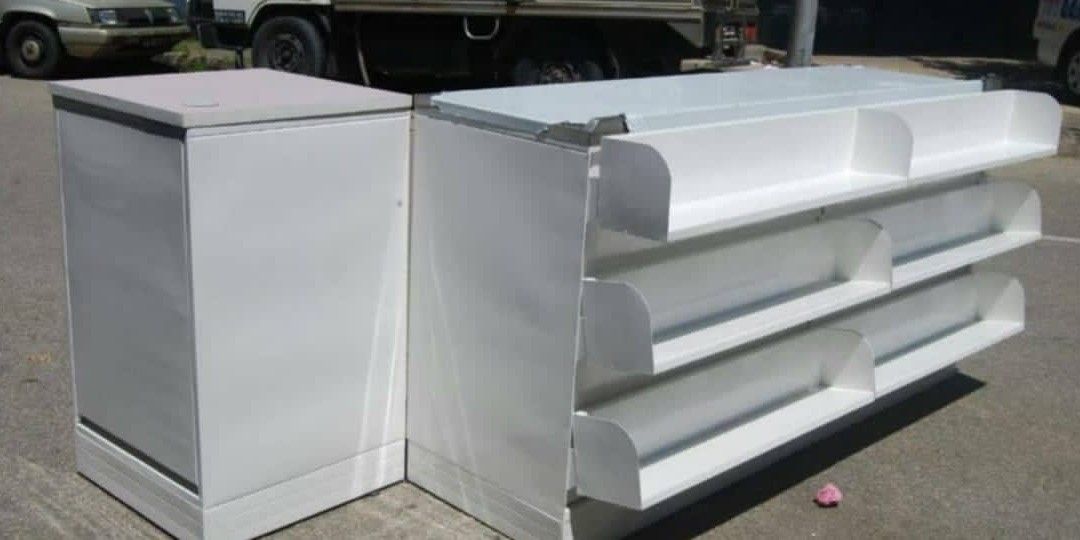 Cashier counter with side table., Furniture & Home Living, Furniture ...