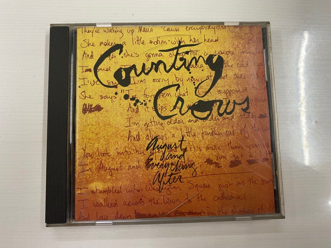 Counting Crows - August and Everything After - Original Music Album ...