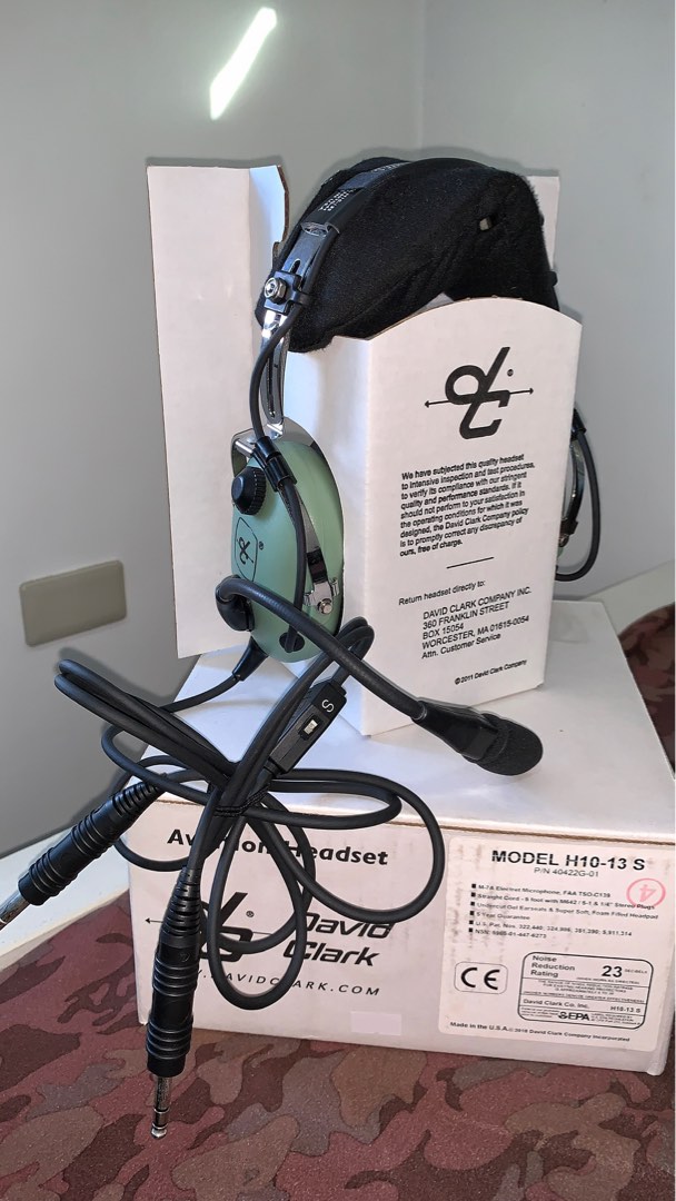 David Clark H10-13S, Audio, Headphones & Headsets on Carousell