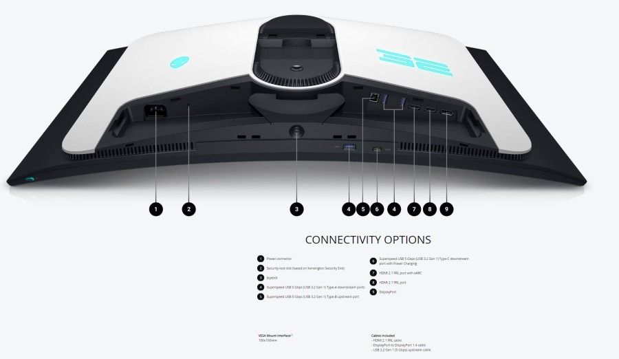 DELL ALIENWARE AW3225QF GAMING MONITOR 32" ULTRA HD 4K QD-OLED 240HZ ...