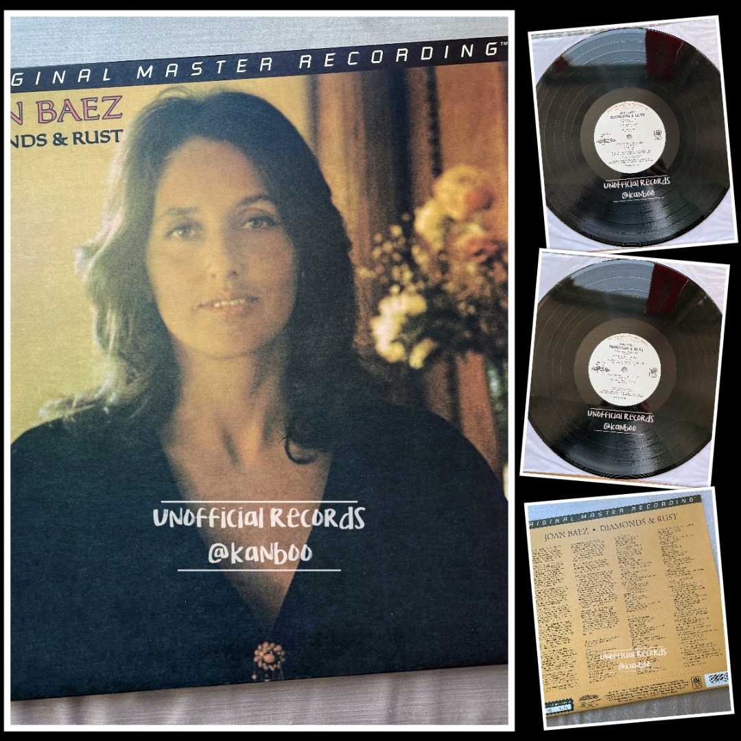 《Diamonds And Rust》Joan Baez - MFSL 1-238 【限量編號版】1995 - US - LP 黑膠唱片 ...