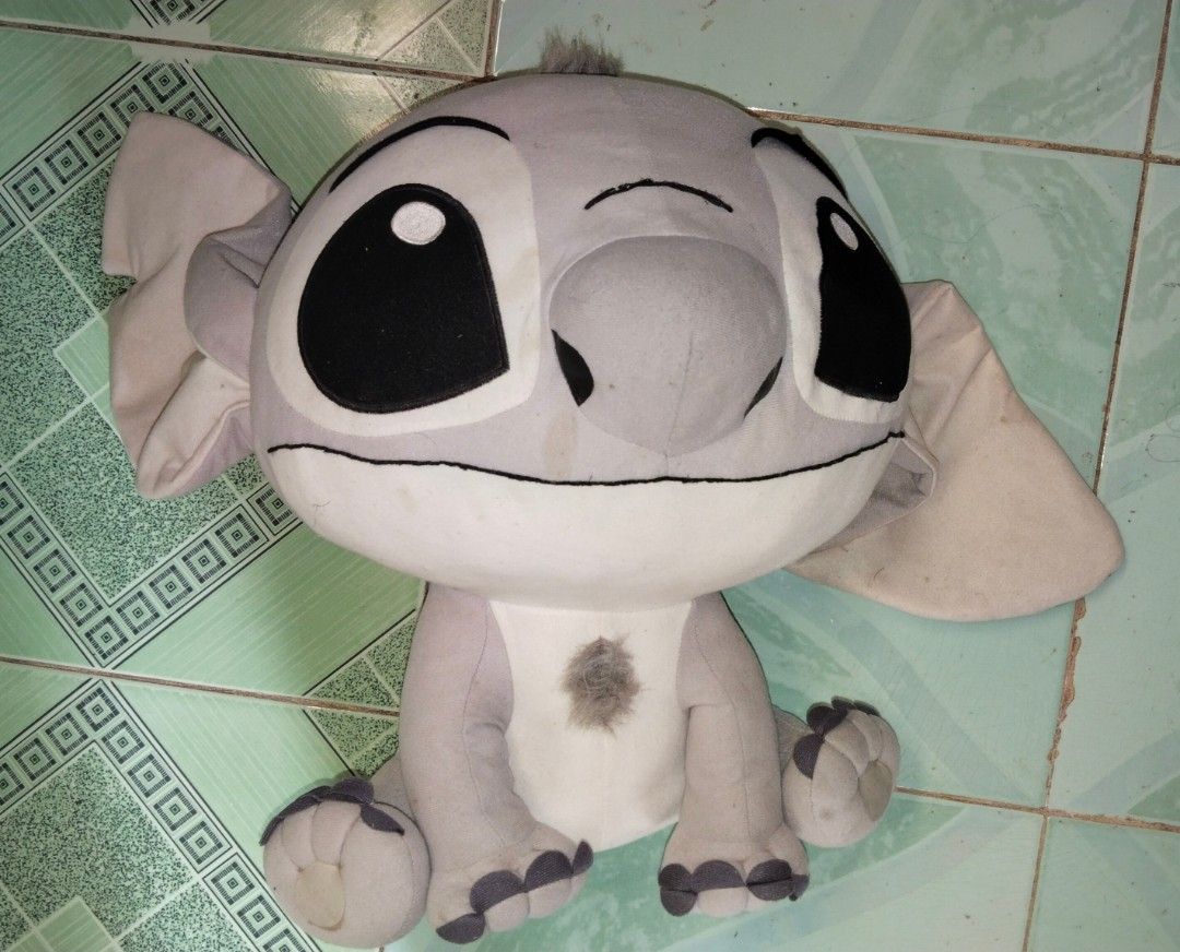 DISNEY Rare Stitch Grey Big plush, Hobbies & Toys, Toys & Games on ...