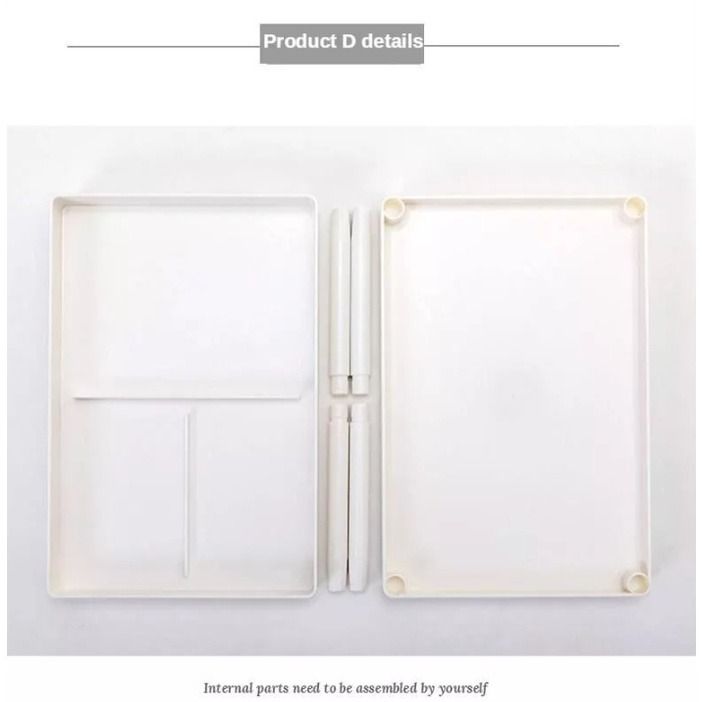 Double Layer Shelf Bedroom Desktop Stationery Storage Arrangement Rack ...