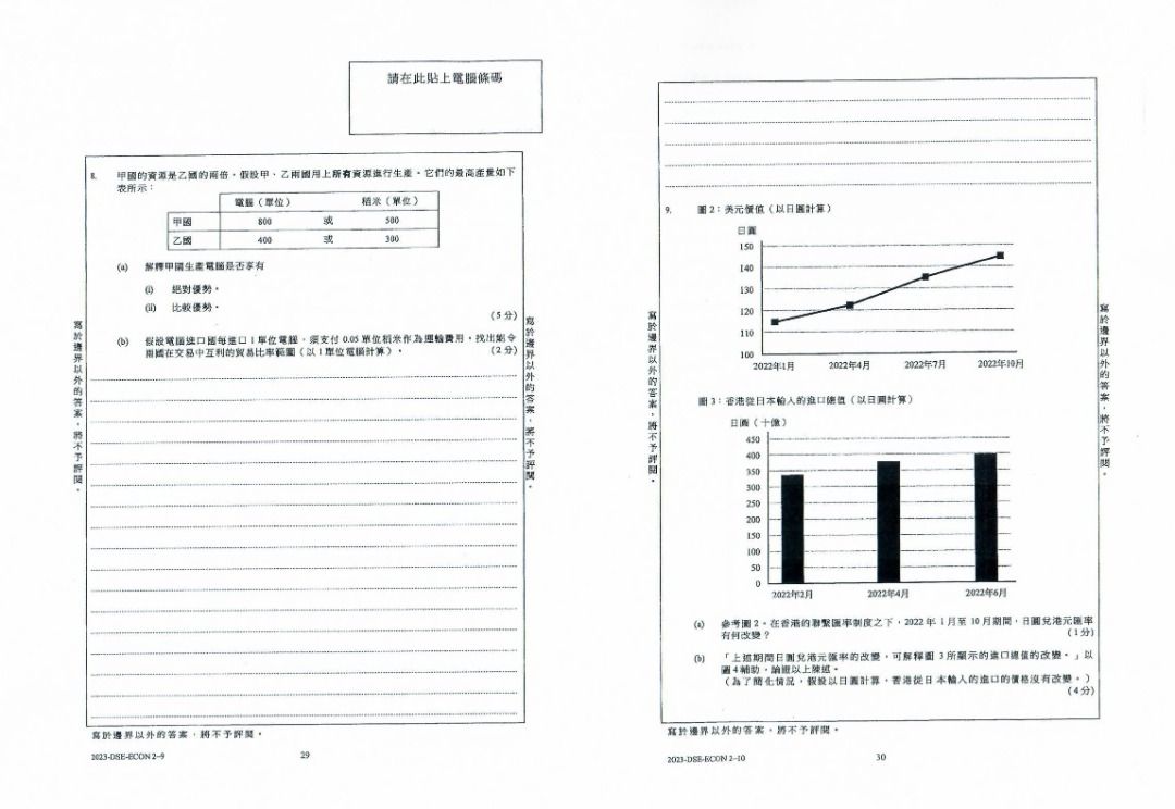 DSE Past Paper 經濟 Qs & Ans (sp, pp, 2012–2023) 最新版 // 還有中、英文版：Maths ...