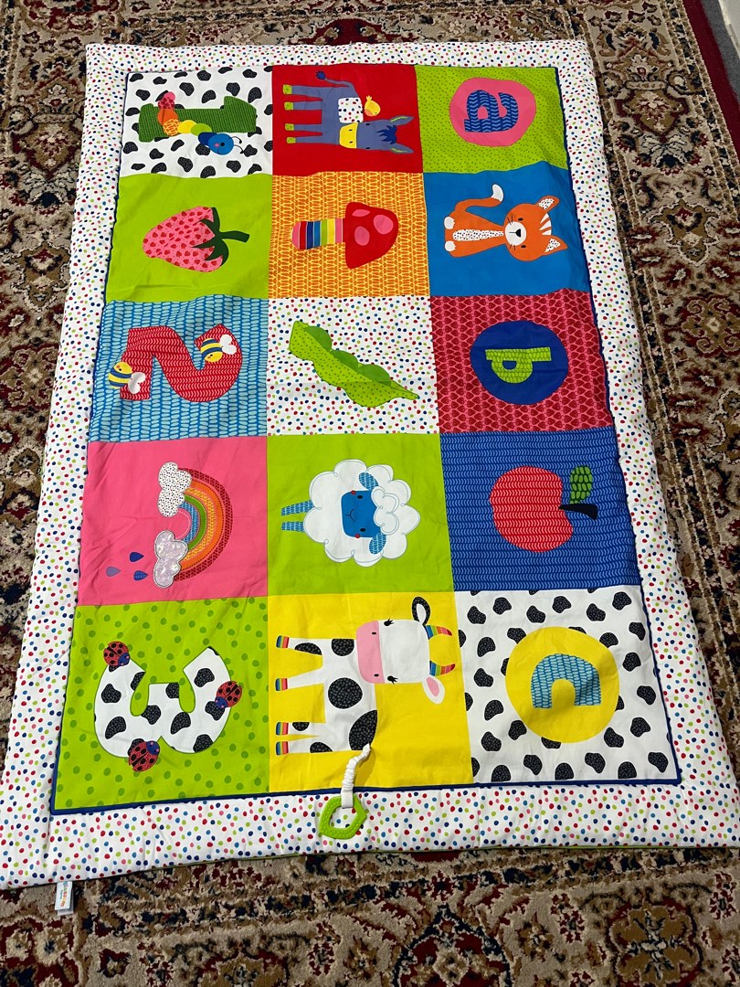 Elc blossom farm jumbo playmat extra large and soft, Babies & Kids ...