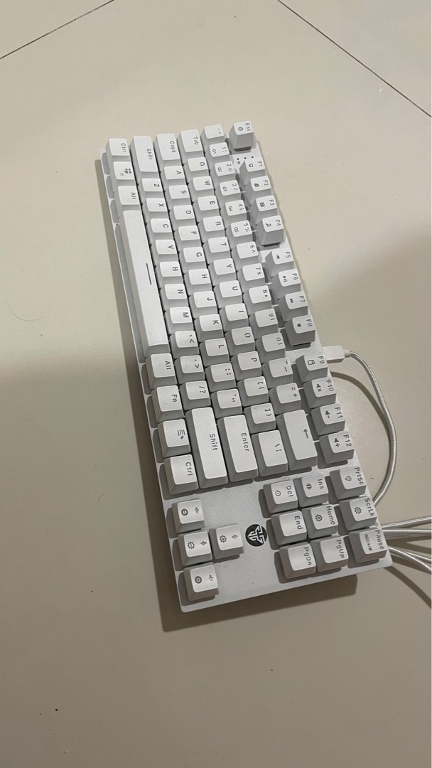 Fantech MAXFIT87 Hotswap RGB 5 pin Keyboard Gaming Mechanical MK856 TKL ...