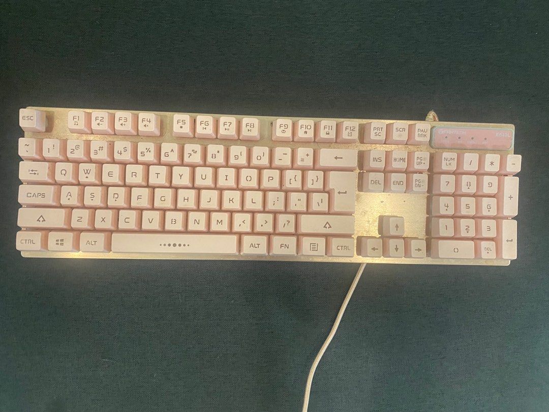 Fantech Pink Keyboard, Computers & Tech, Parts & Accessories, Computer ...