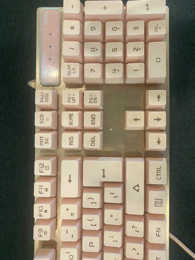 Fantech Pink Keyboard, Computers & Tech, Parts & Accessories, Computer ...