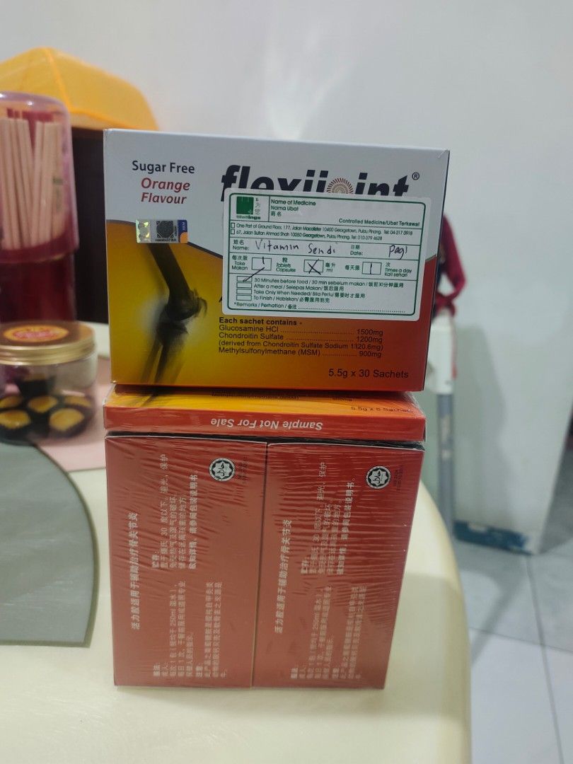 Flexijoint 3in1 joint care powder / Vitamin Sendi ori malaysia, Serba ...