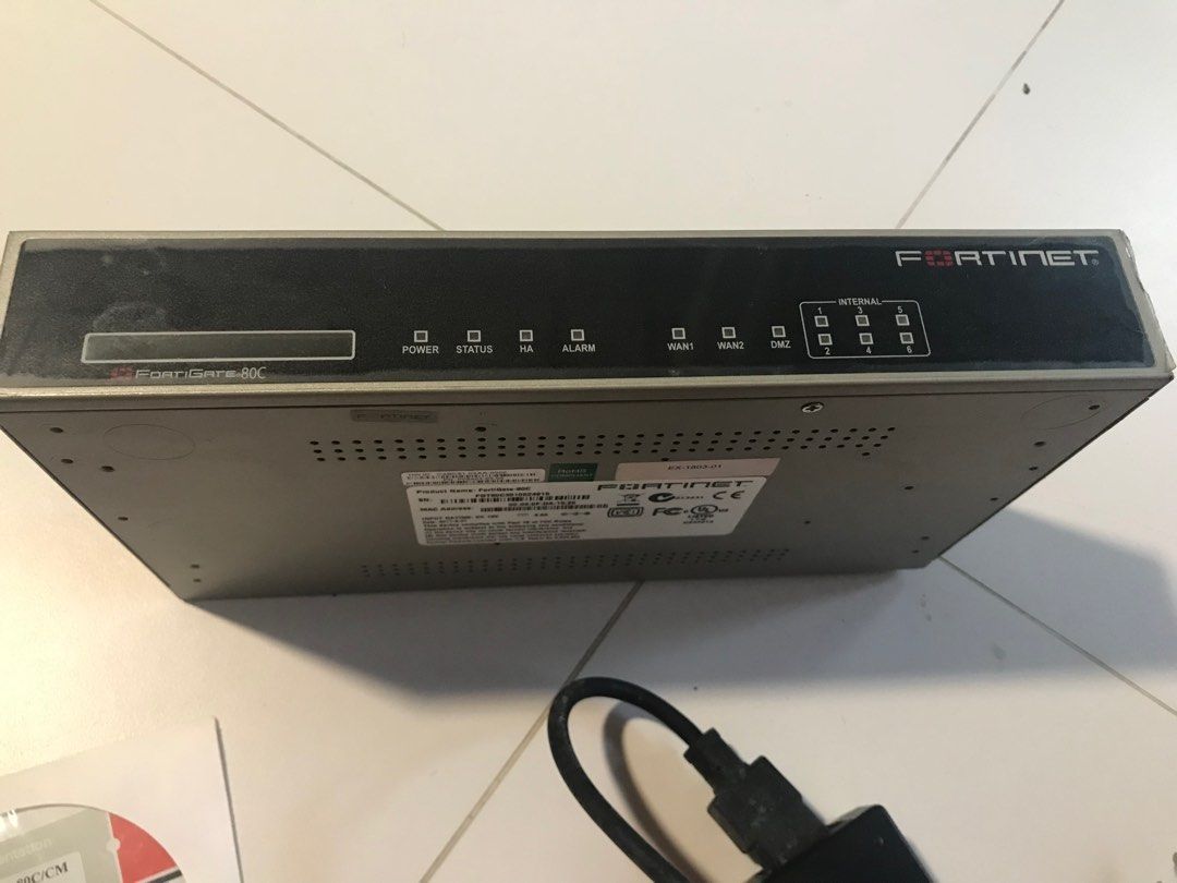 Fortigate 80c firewall, Computers & Tech, Parts & Accessories ...