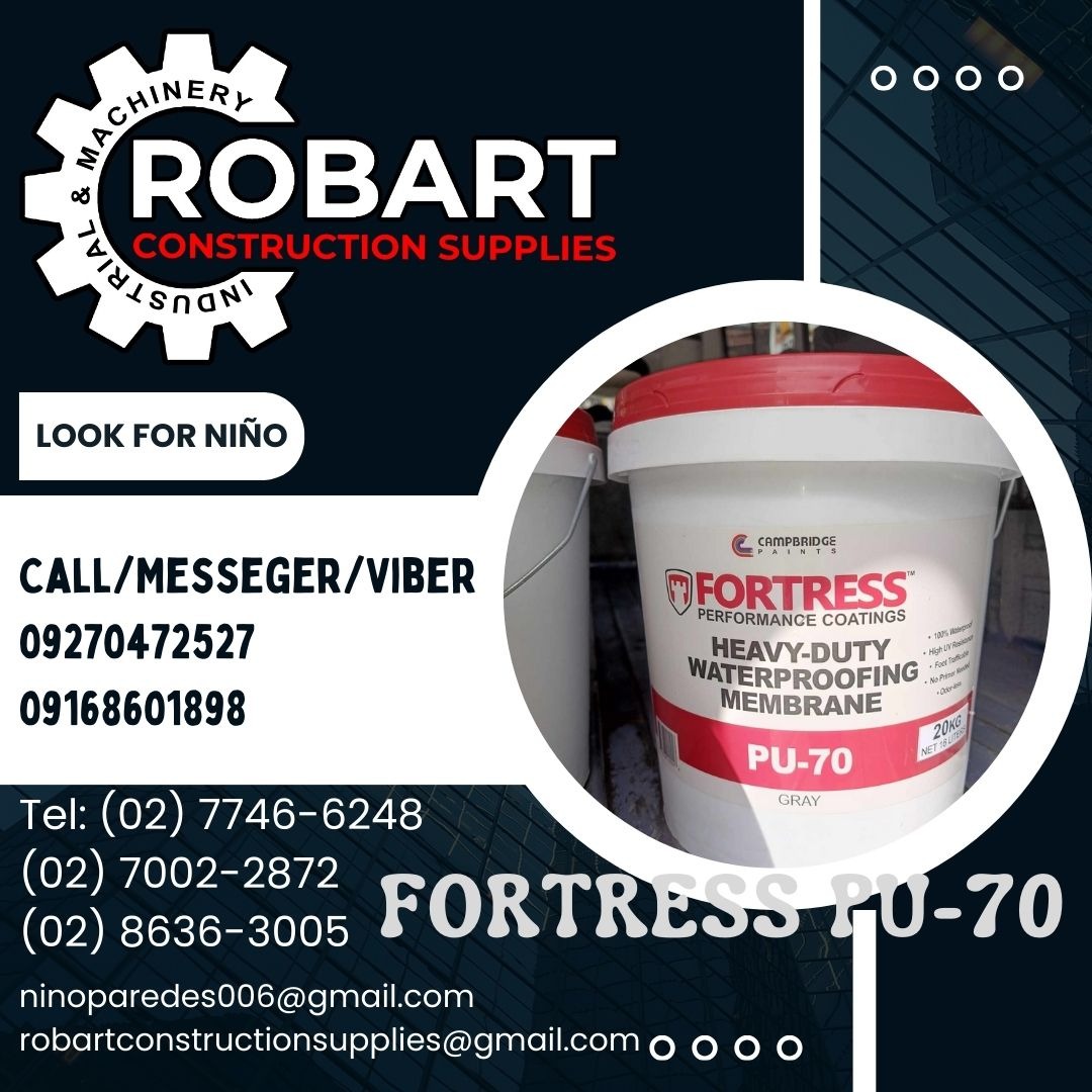 FORTRESS PU-70 HEAVY DUTY WATERPROOFING , Commercial & Industrial ...
