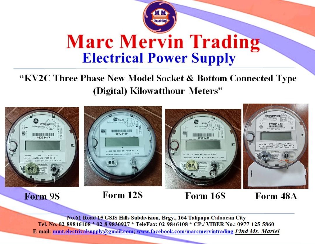 Kilowatt hour Meter, Submeter and Meterbase, Home Services, Electrical ...