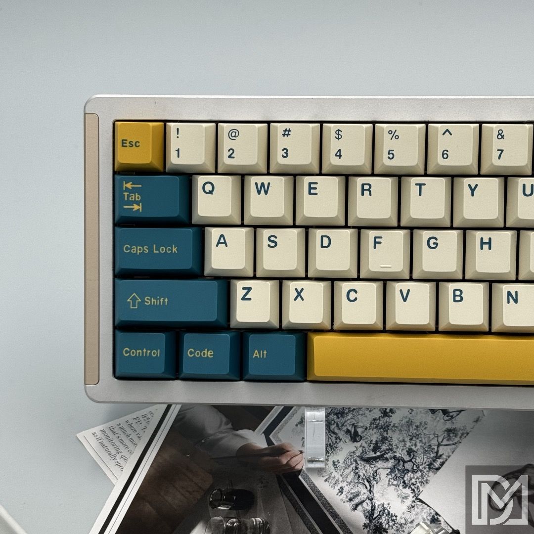 Merlin Keycap PBT Double Shot Cherry Beige Yellow Keycaps 170pcs Fit ...