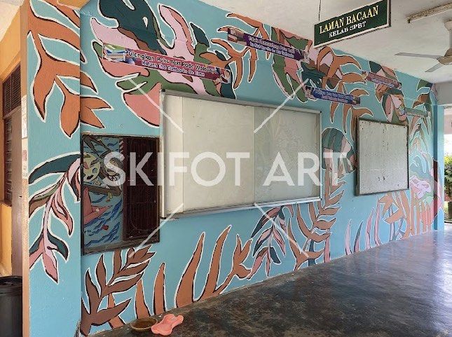 LUKISAN DINDING - MURAL ART, Hobbies & Toys, Stationery & Craft, Art ...