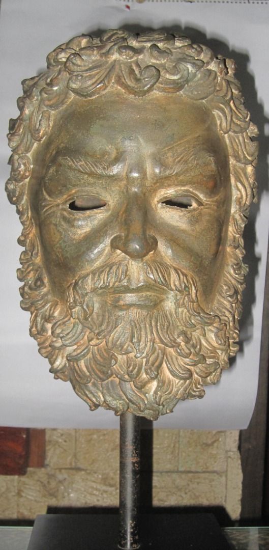 Mid Century Greek Life-Size Bronze Head of Socrates, Hobbies & Toys ...