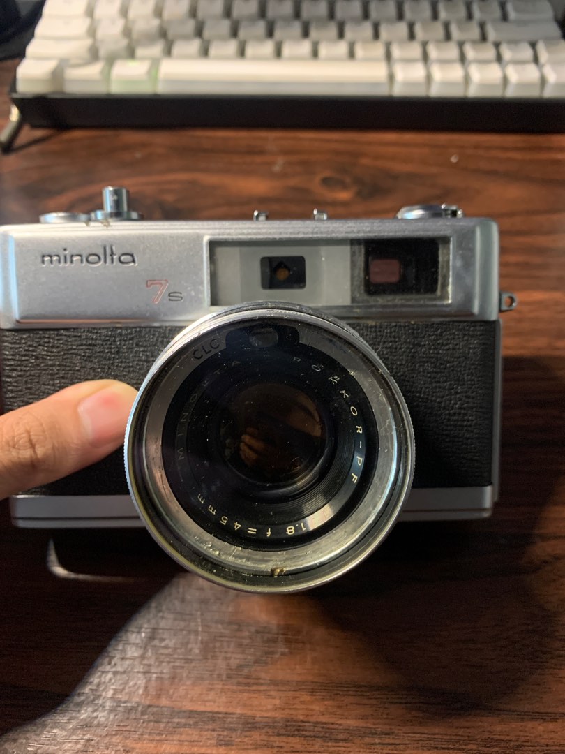 Minolta 7s Film Camera, Photography, Cameras on Carousell