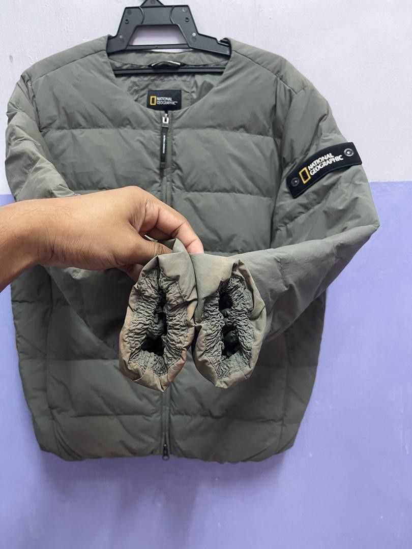 National Geographic Duck Feather Down Puffer Jacket, Men's Fashion ...