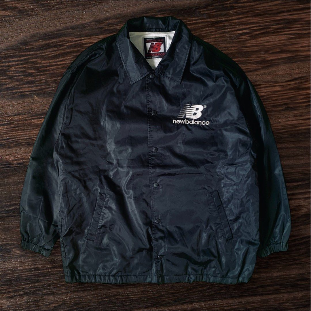 New Balance 90s vintage coach jacket, Fesyen Pria, Pakaian , Atasan di ...
