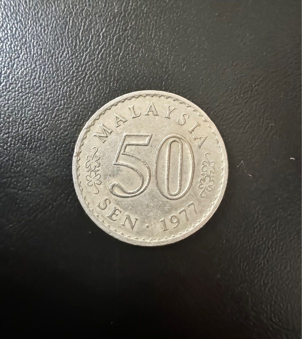 Old Coin/Duit Syiling Lama 50 Sen ( Tahun 1977 ), Hobbies & Toys, Collectibles & Memorabilia ...