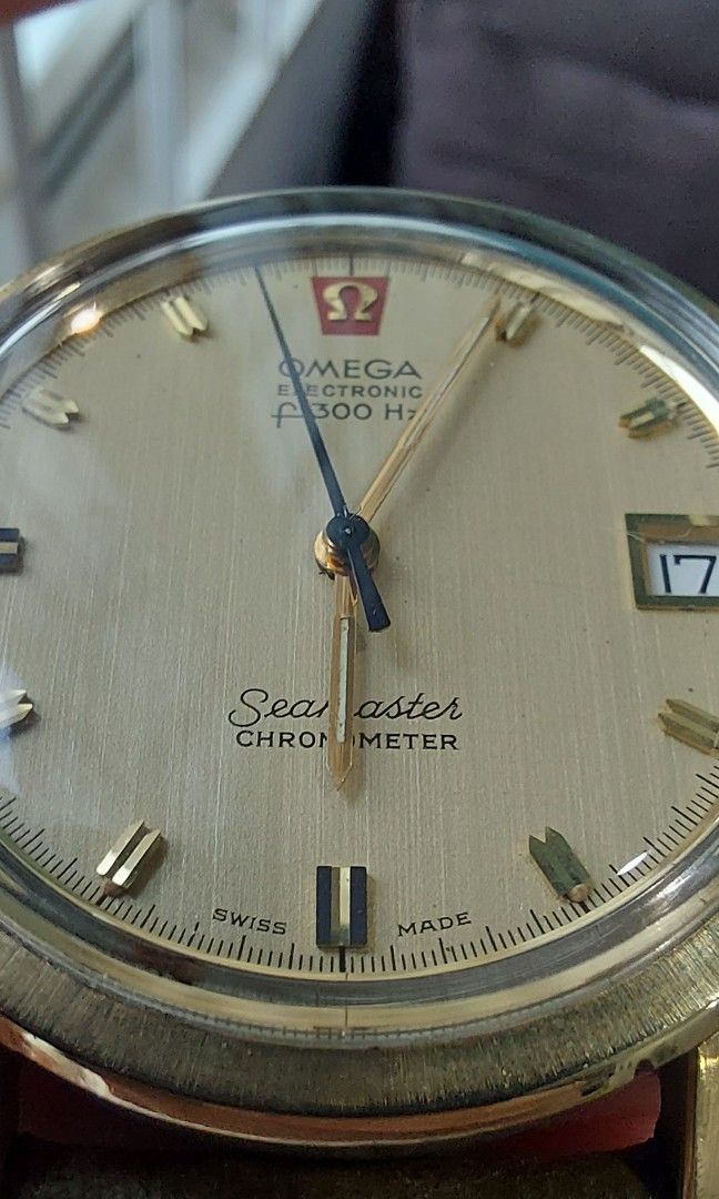 Omega f300Hz Tuning Fork Seamaster Chronometer, Men's Fashion, Watches ...