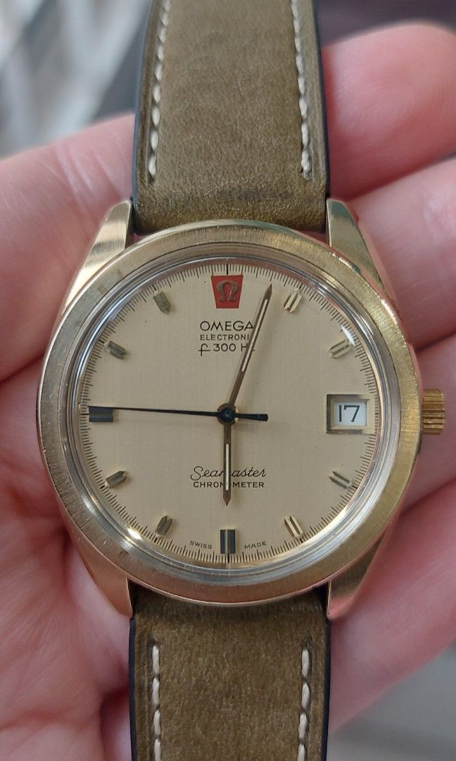 Omega f300Hz Tuning Fork Seamaster Chronometer, Men's Fashion, Watches ...