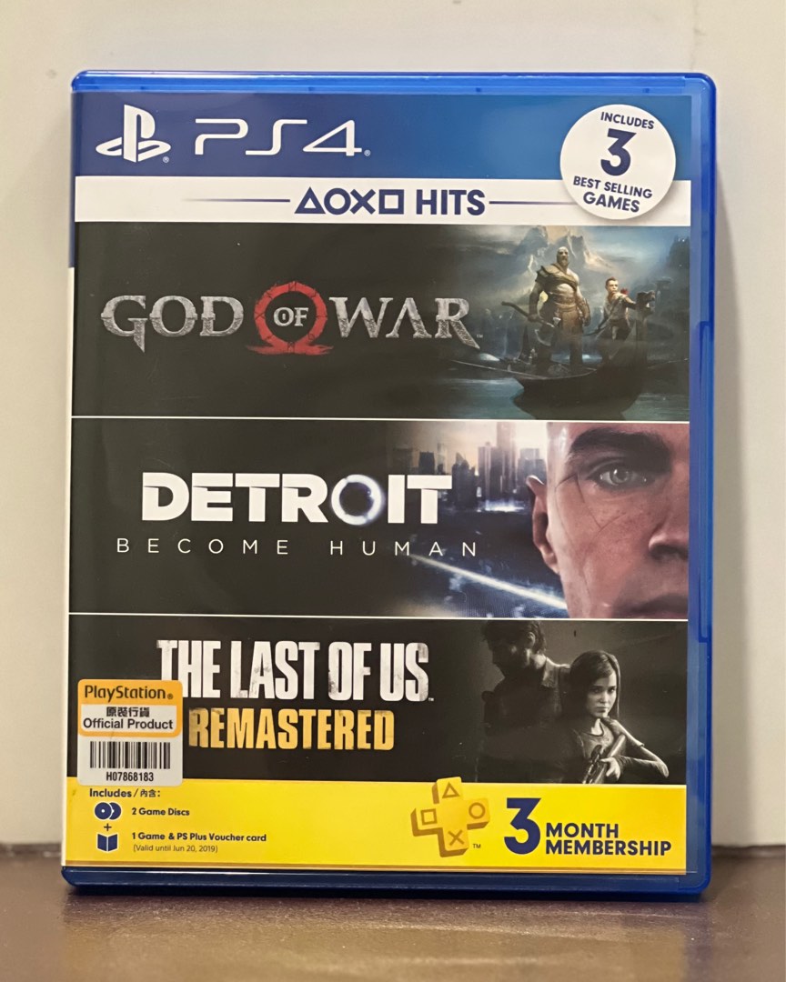 Original PS4 God of War, Detroit Become Human, The Last of Us ...