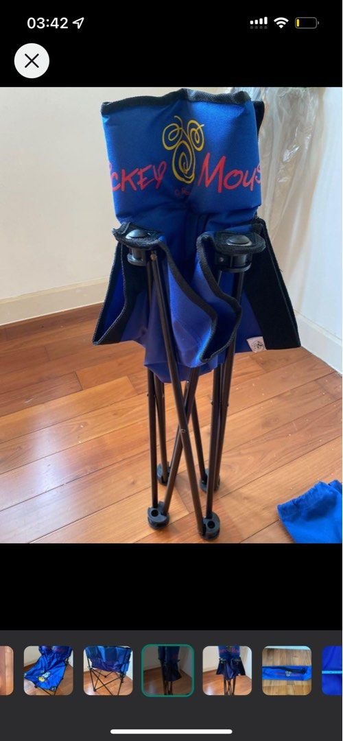 露營椅 戶外椅 野餐 outdoor camping chair Mickey Mouse Disney camping chair ...