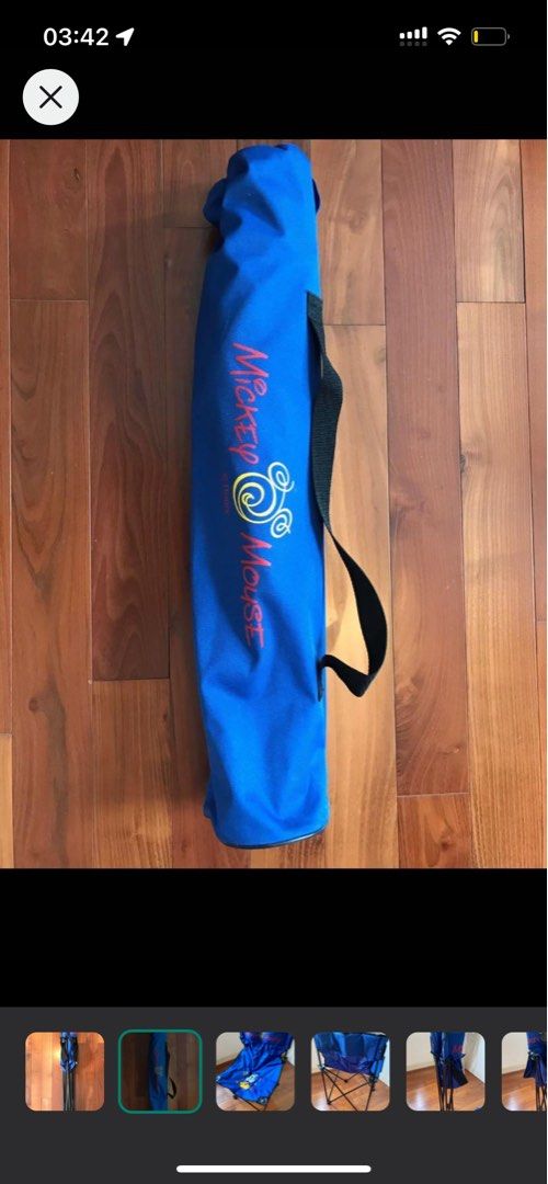 露營椅 戶外椅 野餐 outdoor camping chair Mickey Mouse Disney camping chair ...
