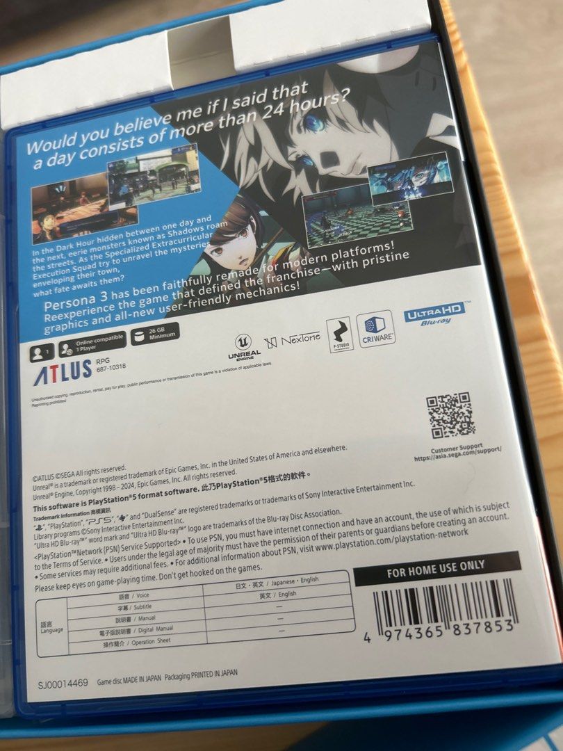 Persona 3 Reload (Physical Disc), Video Gaming, Video Games ...