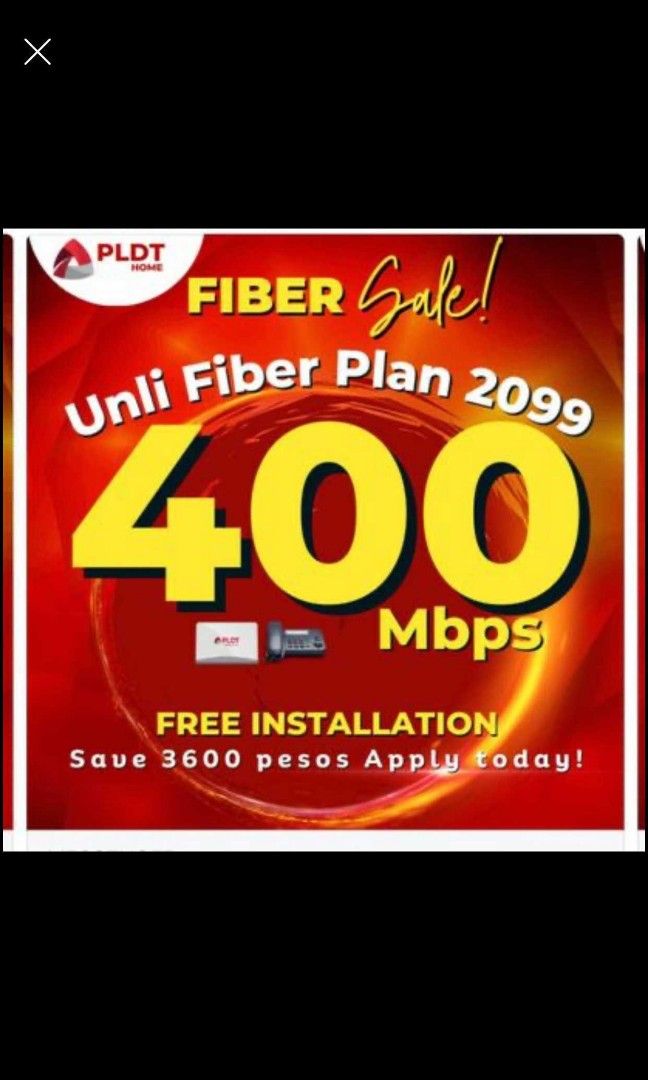 PLDT Home Fiber promo 2024 on Carousell