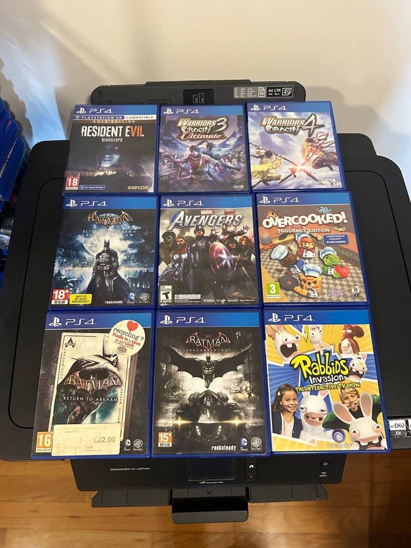 PS4 game Resident evil biohazard / Warriors Orochi 3 Ultimate ...
