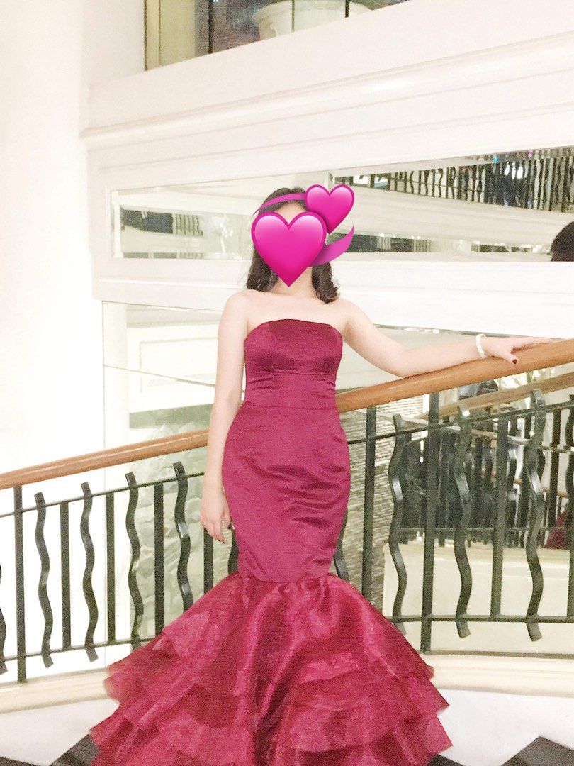 Pte loved prom dress . Used once., Women's Fashion, Dresses & Sets ...