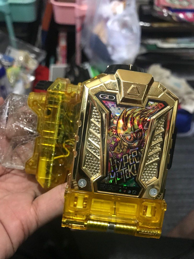 Rare Kamen Rider DX Hyper Muteki Gashat, Hobbies & Toys, Memorabilia ...