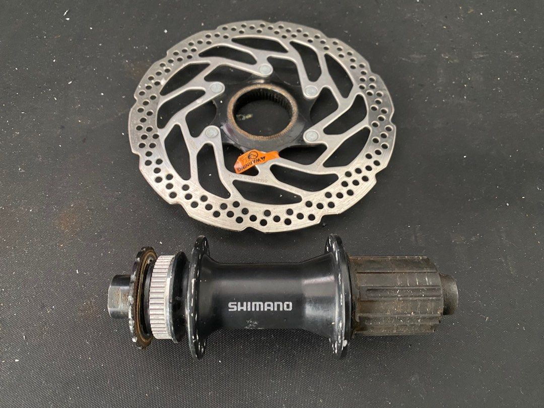 Rear Hub Shimano boost with rotor, Sports Equipment, Bicycles & Parts ...