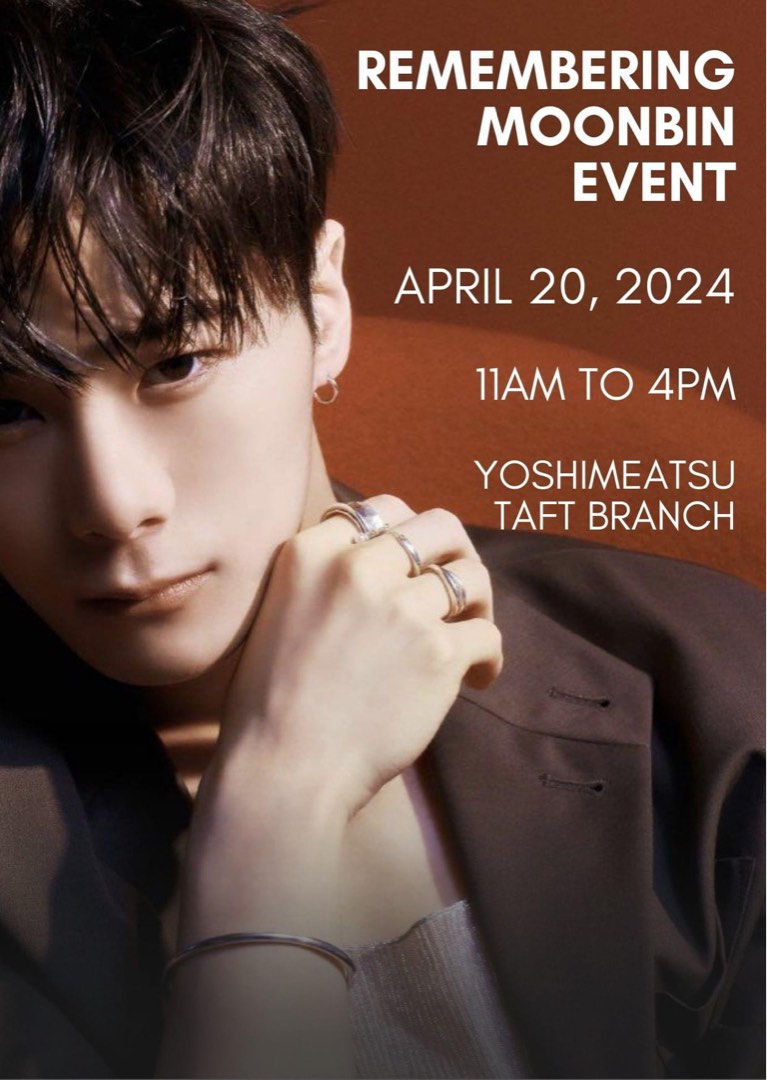 Remembering Moonbin event.. first death anniversary, Hobbies & Toys ...