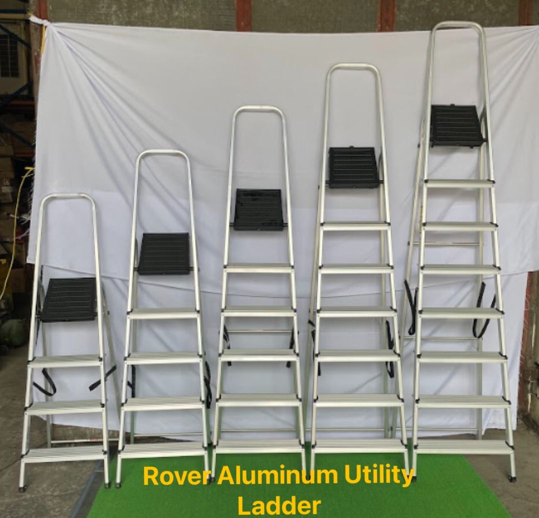 Rover Aluminum Utility Ladder, Furniture & Home Living, Home ...