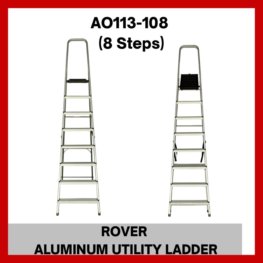Rover Aluminum Utility Ladder, Furniture & Home Living, Home ...