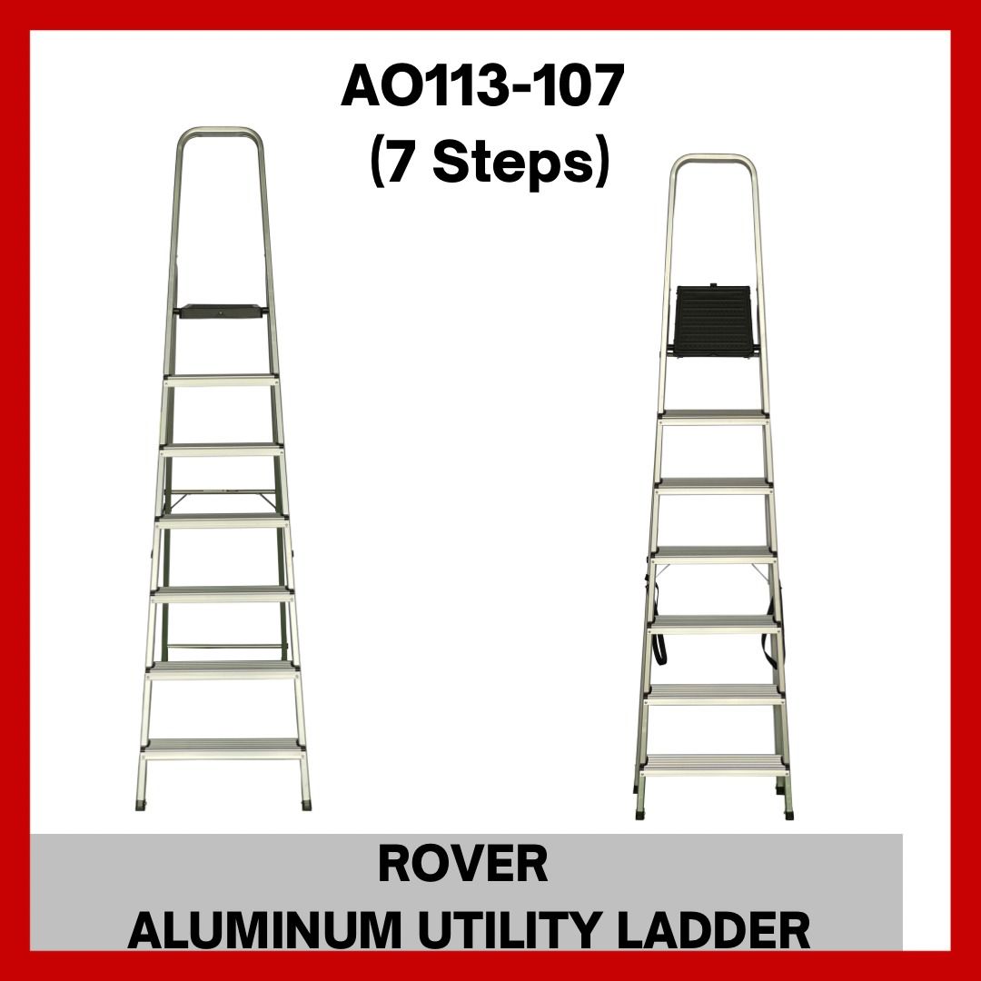Rover Aluminum Utility Ladder, Furniture & Home Living, Home ...