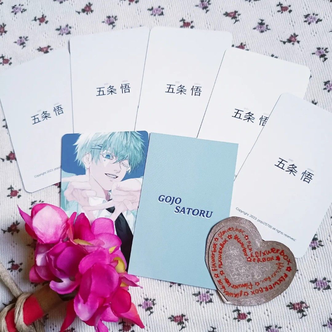 Satoru Gojo Photocards Jujutsu Kaisen, Hobbies & Toys, Books ...