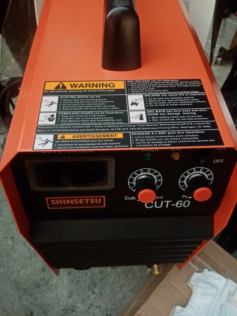 Shinsetsu Plasma Cutter Inverter DC, Commercial & Industrial ...