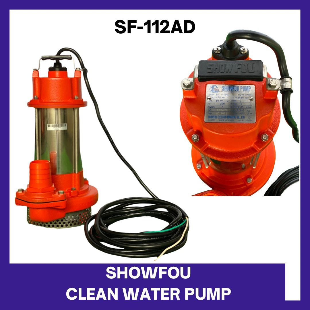 Showfou Clean Water Pump, Commercial & Industrial, Construction Tools ...