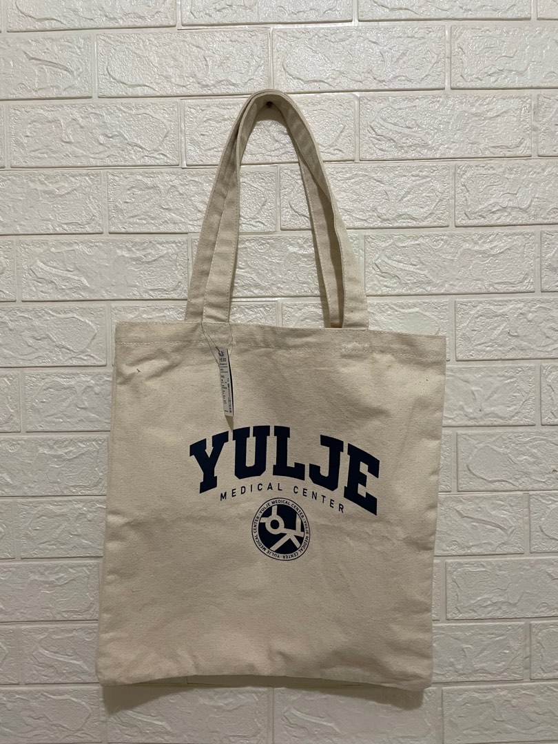 SPAO x Hospital Playlist Yulje Logo Tote Bag, Women's Fashion, Bags ...