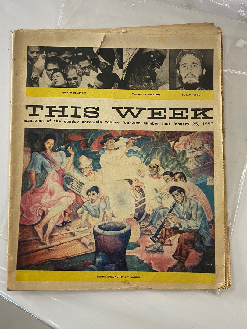 VINTAGE MAGAZINE Jan 1959 Issue WORKS OF National Artist Carlos Modesto ...