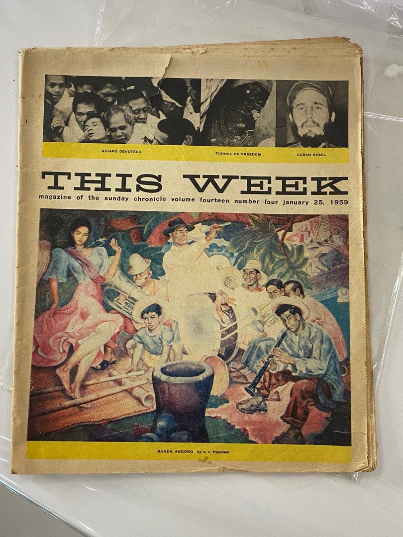 VINTAGE MAGAZINE Jan 1959 Issue WORKS OF National Artist Carlos Modesto ...