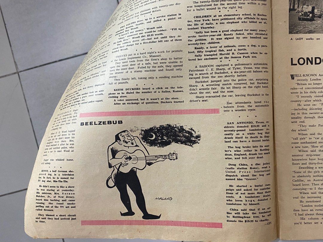 VINTAGE MAGAZINE Jan 1959 Issue WORKS OF National Artist Carlos Modesto ...