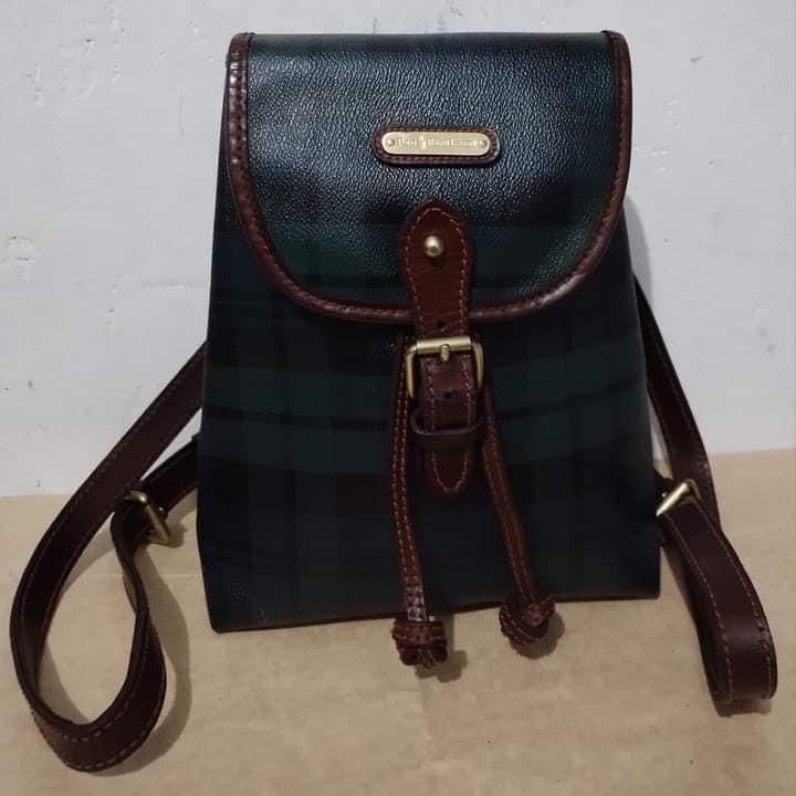 Vintage Original RL Polo Ralph Lauren Backpack, Women's Fashion, Bags ...