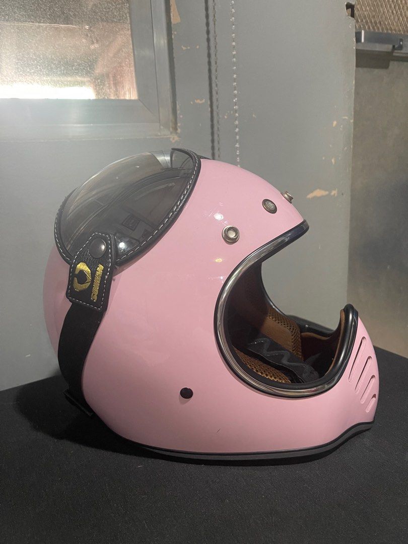 VRM 1976 Tracker Premium Sakura Pink Fullface Helmet, Motorbikes ...